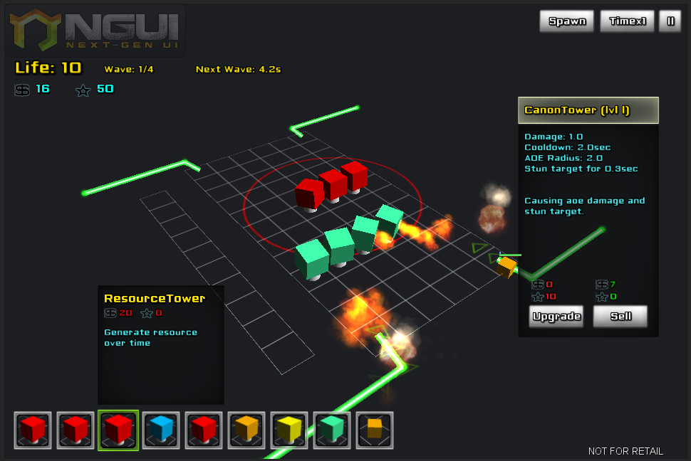 SongGameDev: TDTK nGUI preview