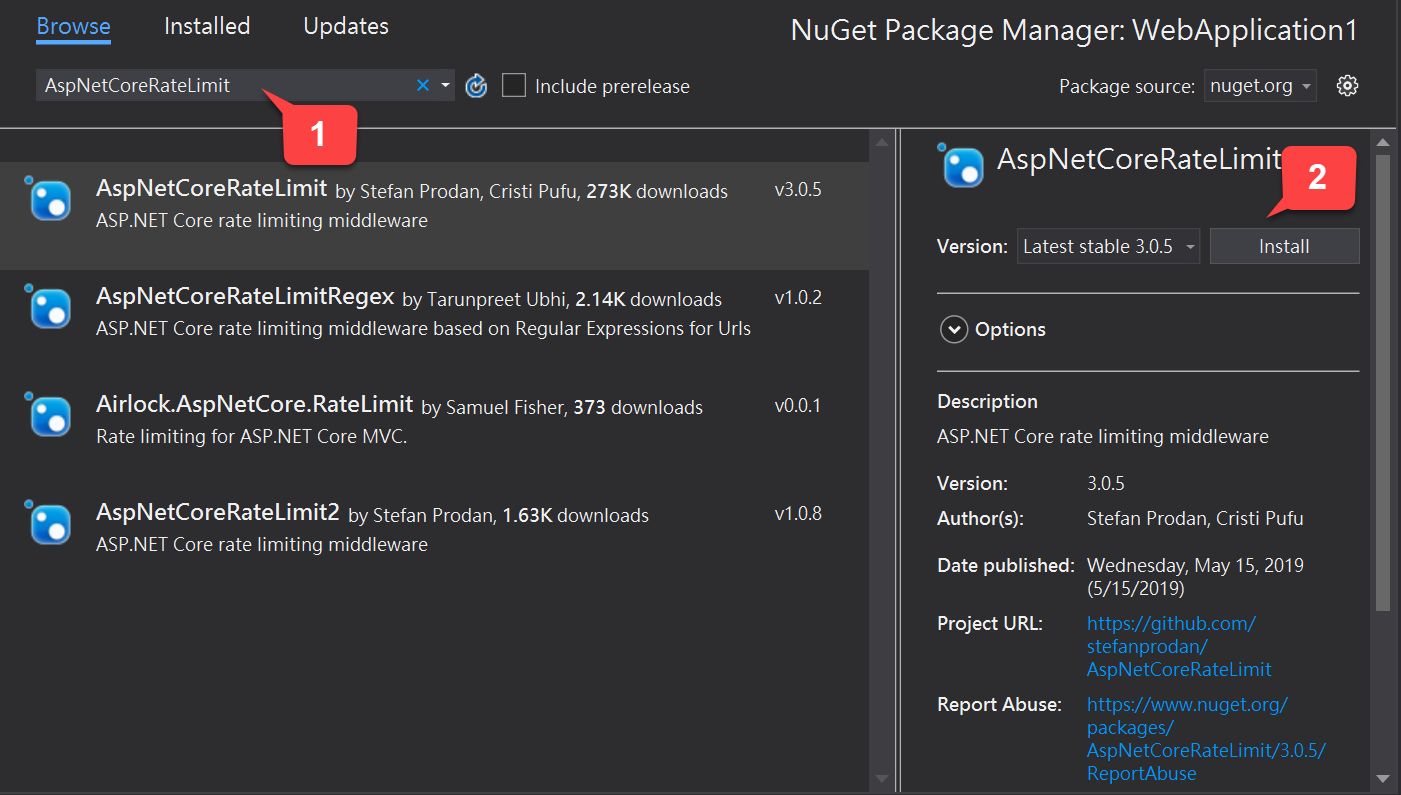 [NETCore] ASP.NET Core 限流框架 AspNetCoreRateLimit ~ m@rcus 學習筆記
