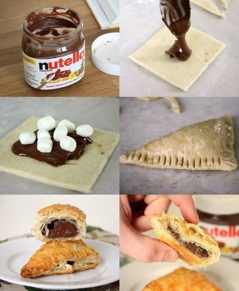 Lively Mixture: Mini nutella pie