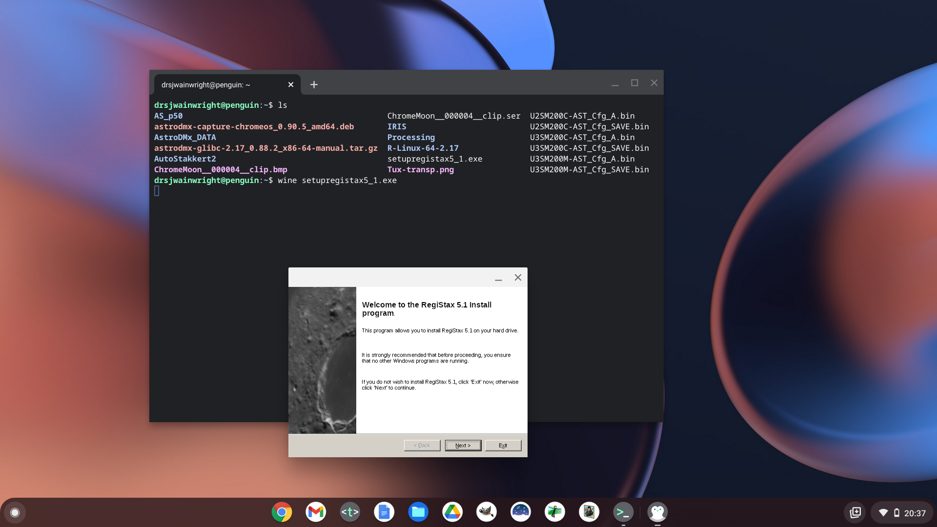 x-bit-astro-imaging: Installing Wine, the Windows compatibility layer ...