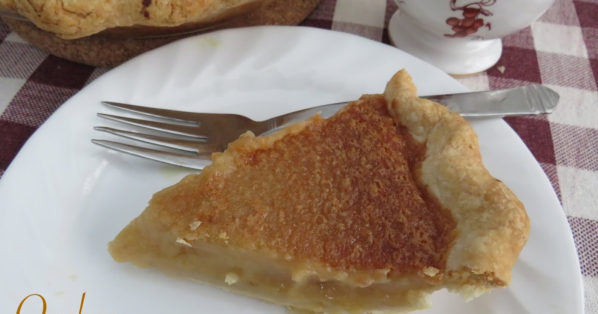 Thel's Kitchen: Quebec Maple Syrup Pie
