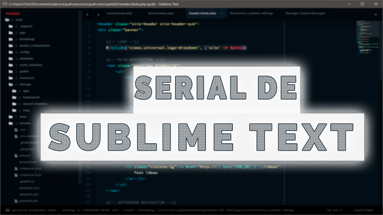 Serial de Sublime Text 3 y 2, activación | Derevip