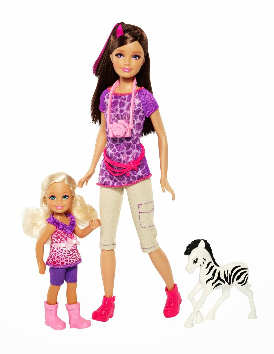 For Kids Worldwide: Barbie Sisters Safari Fun Skipper and Chelsea Doll ...