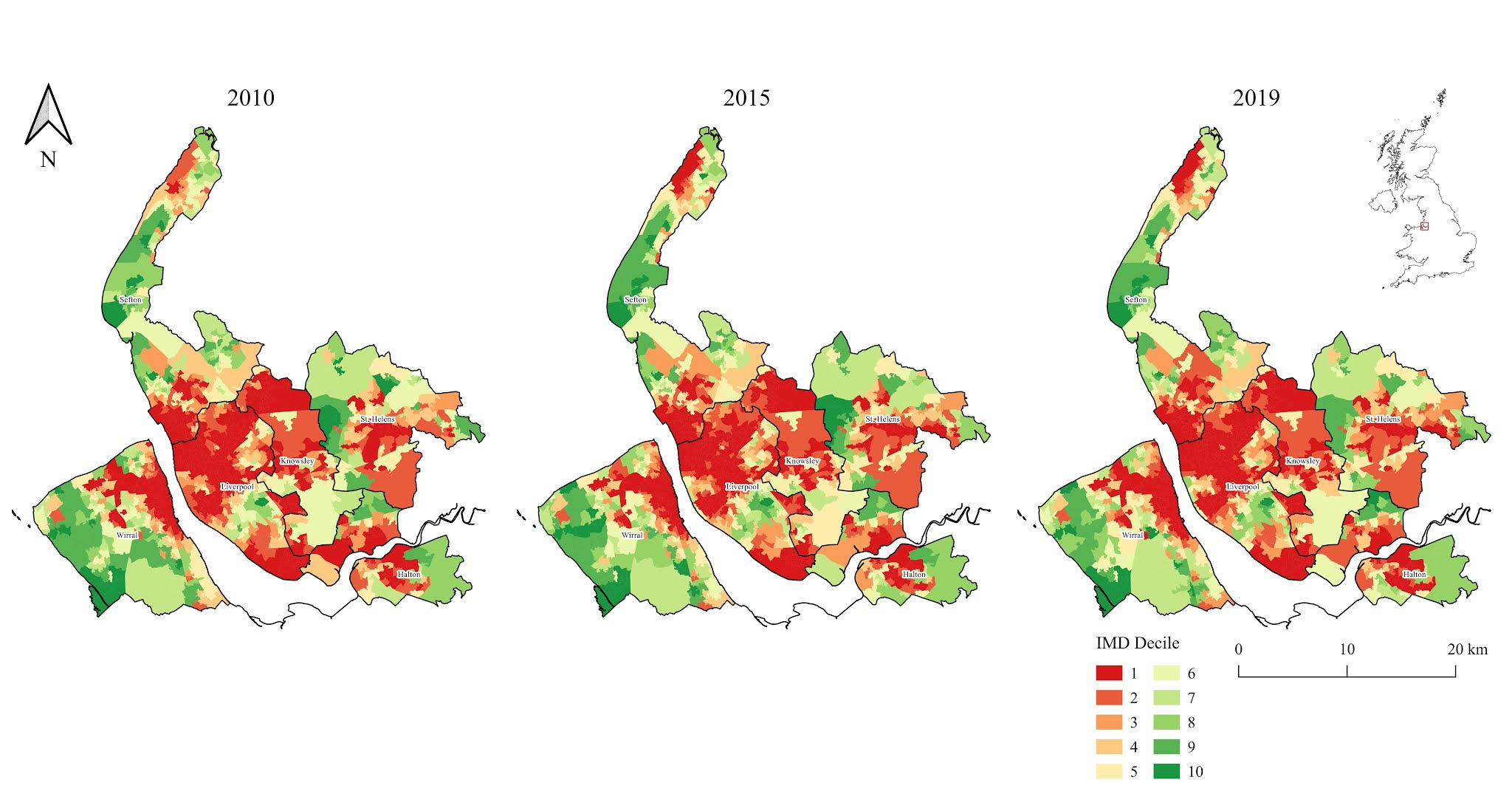 Socioeconomic conditions in the Liverpool City Region