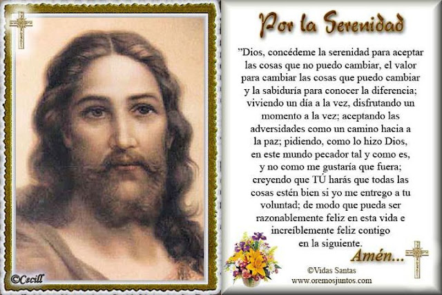 ® Blog Católico Gotitas Espirituales ®: ORACIÓN POR LA SERENIDAD