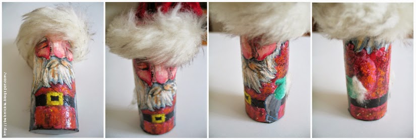 Cardboard Tube Santa Claus Craft | Belznickle Blogspot : Cardboard Tube ...