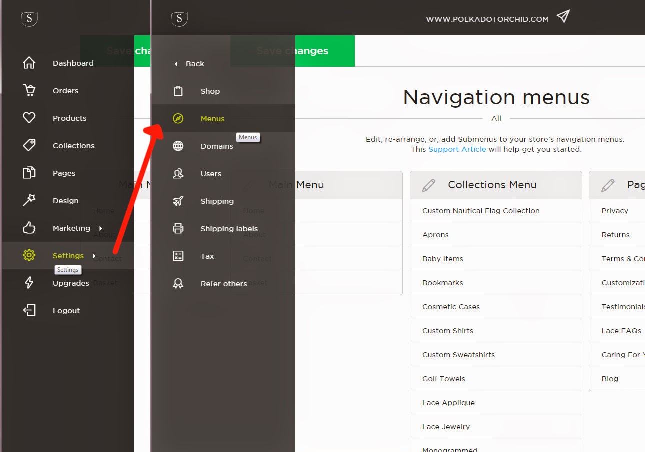 Small Business DiY: Working with SupaDupa's New Sub-Menus