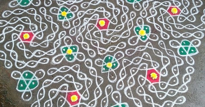 CHODAVARAMNET: MULTI COLOR FESTIVAL SEASON CHIKKU RANGAVALLIKALU 2020