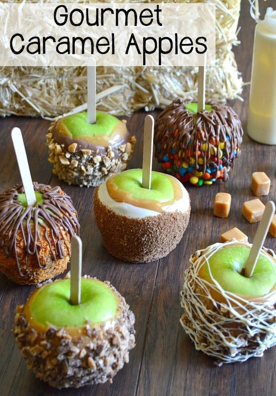 Gourmet Caramel Apples - Easy Dessert Healthy