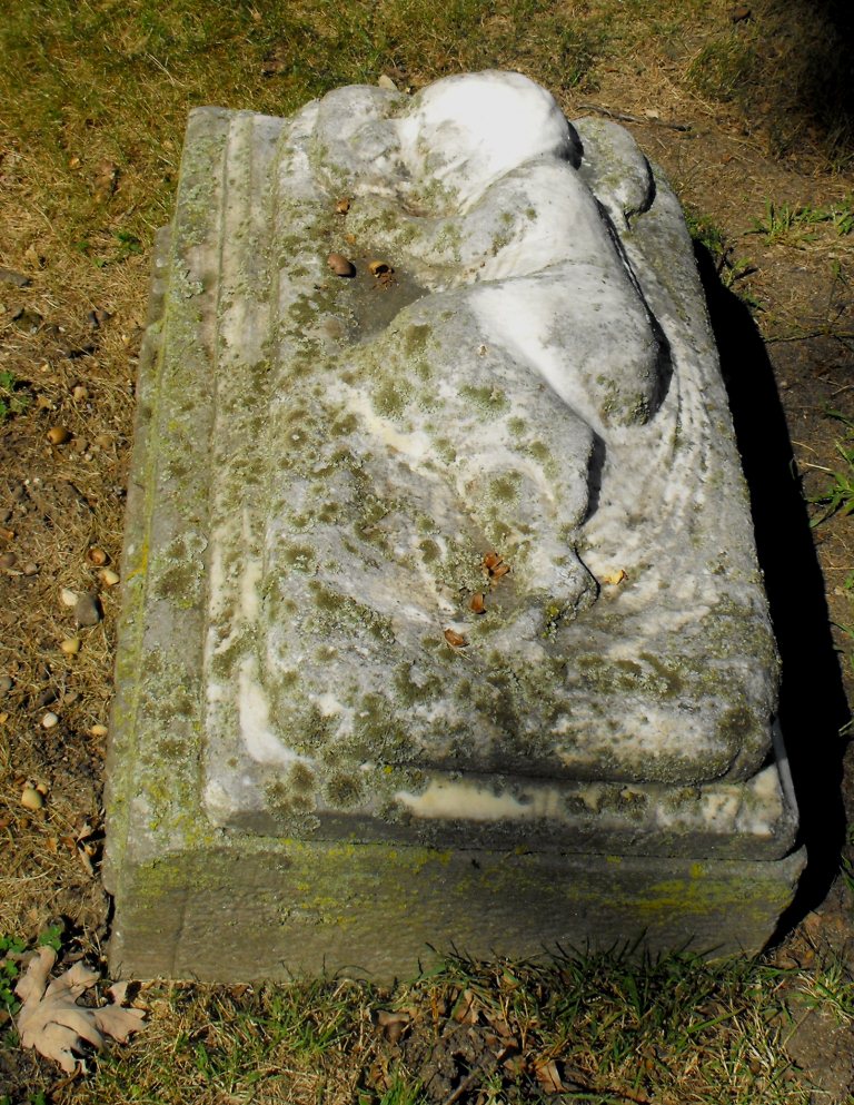 Headstones & More: Sleeping Baby Headstone - Oak Hill Cemetery