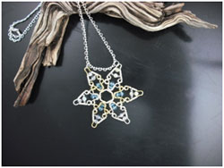 Bead and Wire Snowflake Jewelry Tutorials / The Beading Gem