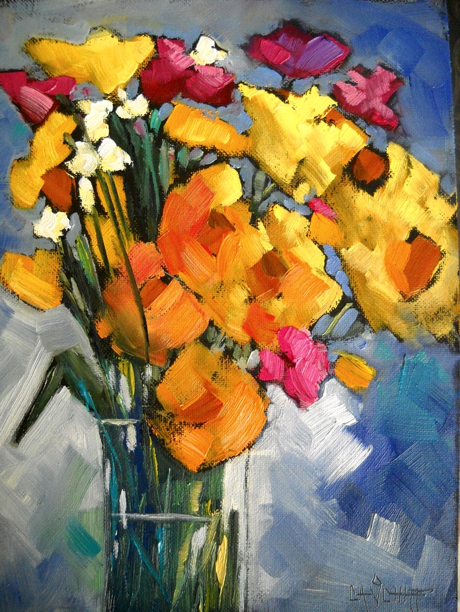 CAROL SCHIFF DAILY PAINTING STUDIO: Flower Painting, Daily Painting ...