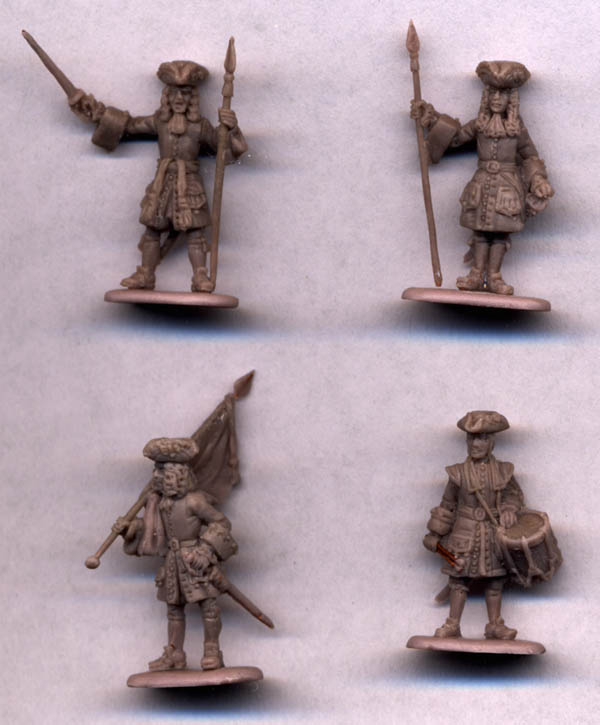 Wars of Louis Quatorze: Strelets-r WSS French musketeers firing