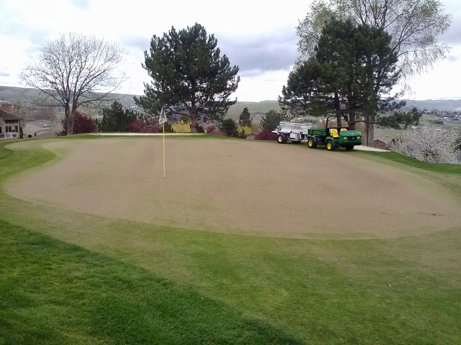 LGCC Golf Maintenance: Aerification complete