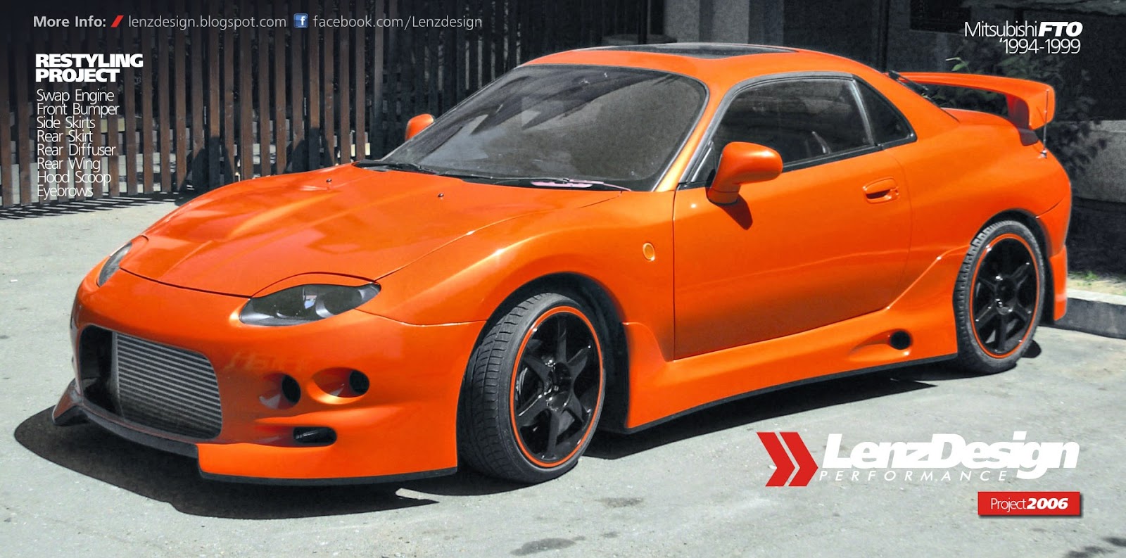 Mitsubishi FTO Tuning Project Lenzdesign Performance