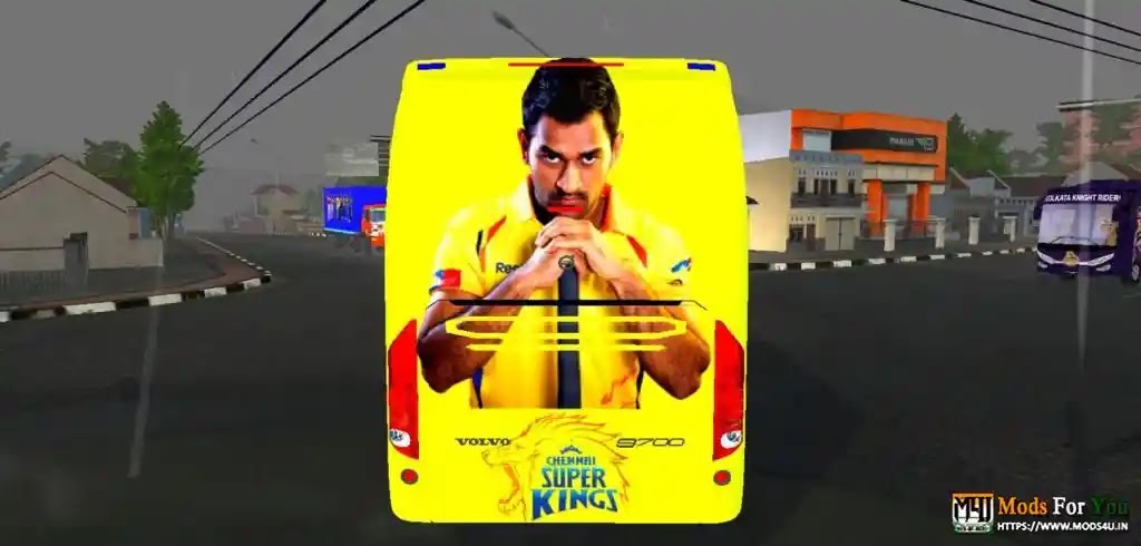 CSK BUS LIVERY IN IPL TRAFFIC MAP - INM