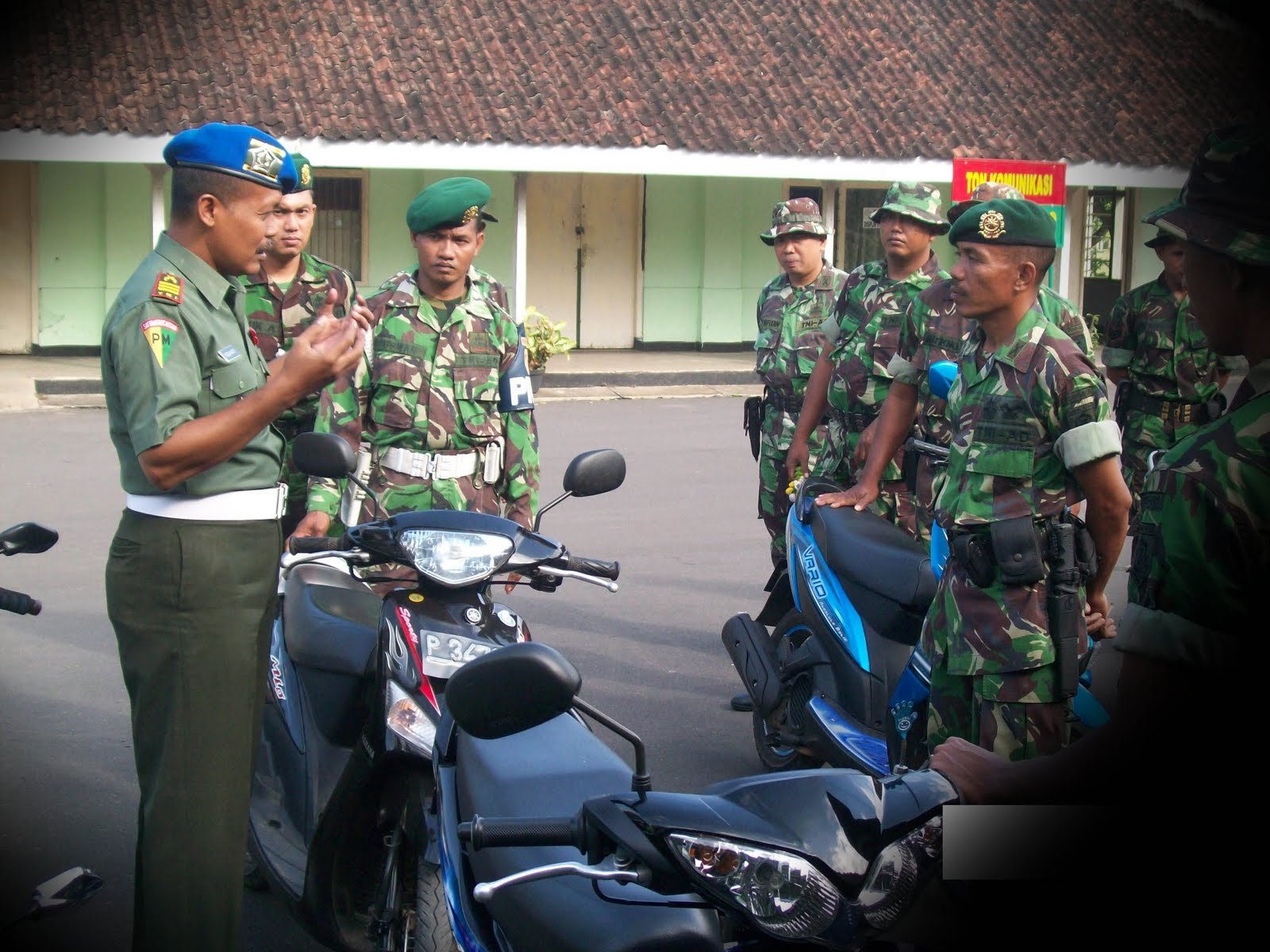 Brigif 9: Pegecekan Kendaraan Bermotor Satuan Brigif 9 Kostrad