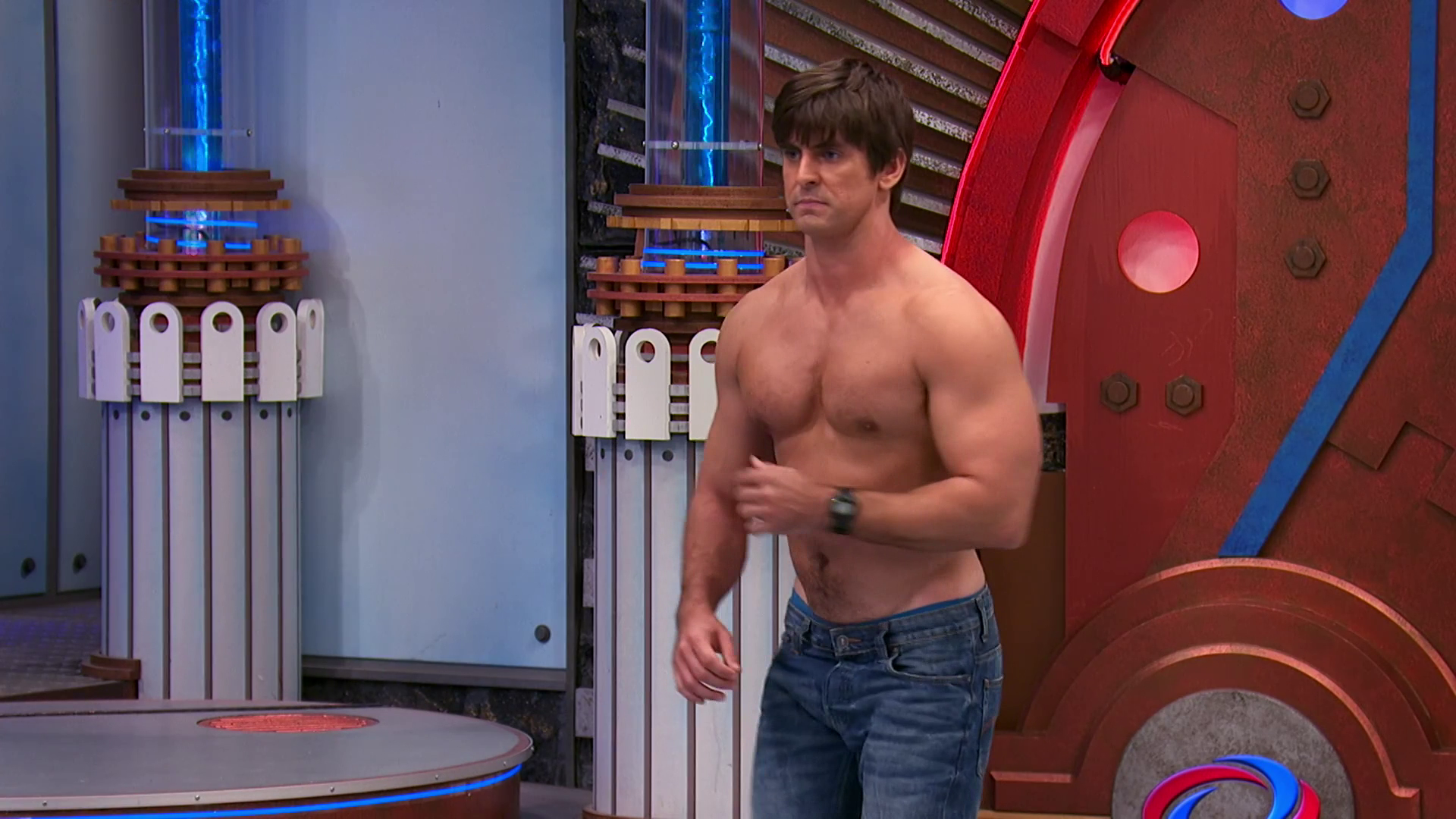 ausCAPS: Cooper Barnes shirtless in Henry Danger 1-12 "Invisible Brad"