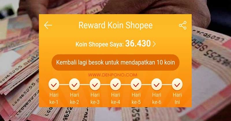 Koin Shopee: Cara Mendapatkan dan Mencairkannya Menjadi Uang - Denpono Blog
