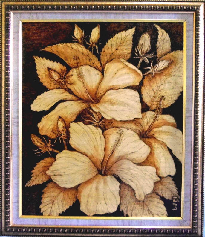 Seni Bakar Anjani: Hibiscus Flower