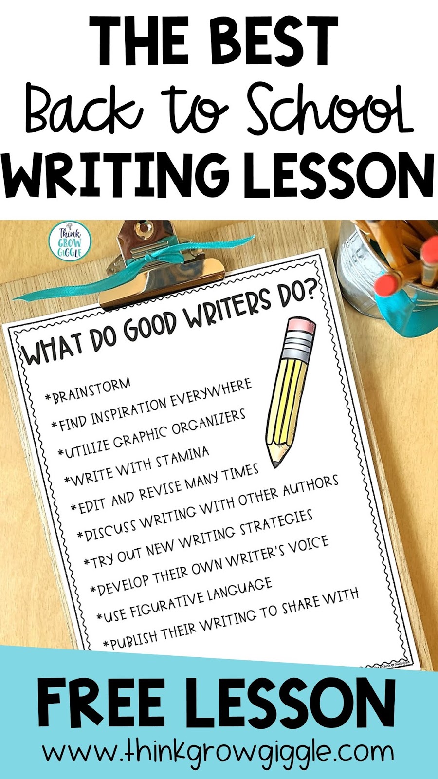 The Best Back to School Writing Activity - Think Grow Giggle