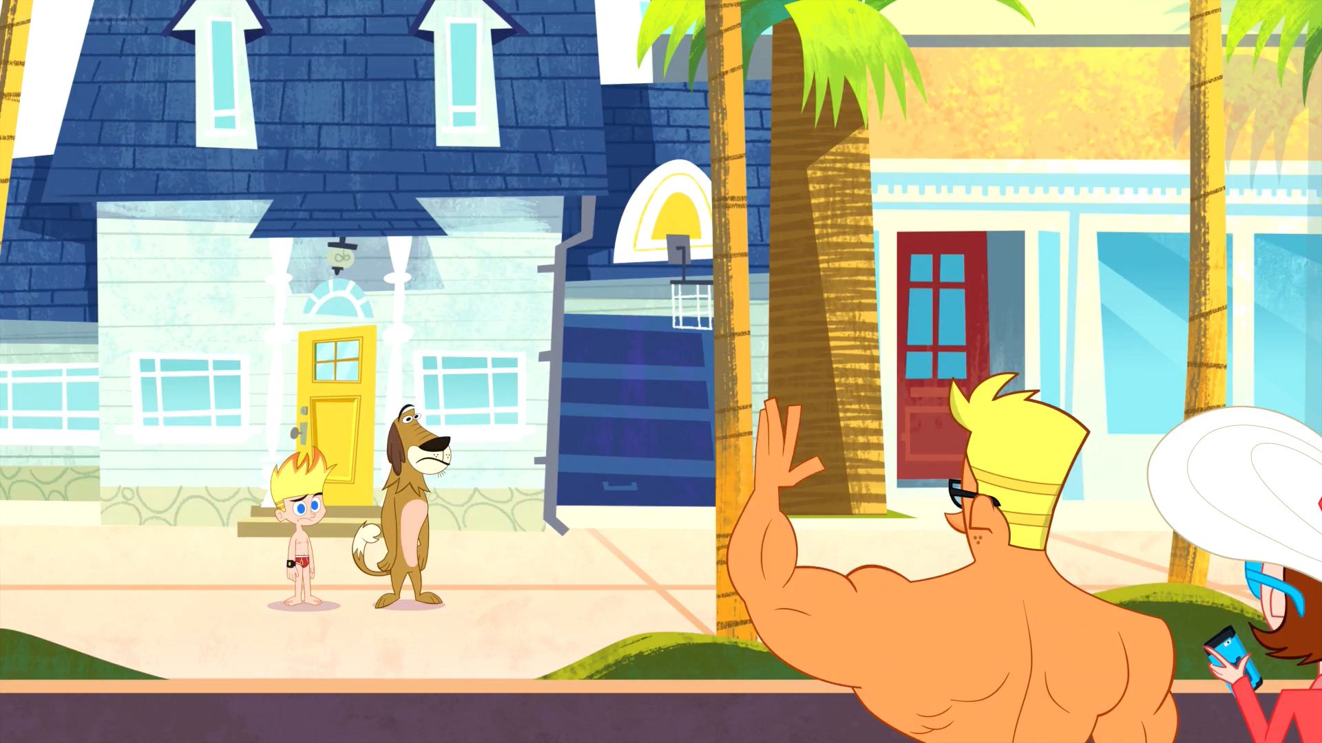 Shirtless Drawn Cartoon Boys & Men: Johnny Test, Gil Nexdor & Hugh Test ...