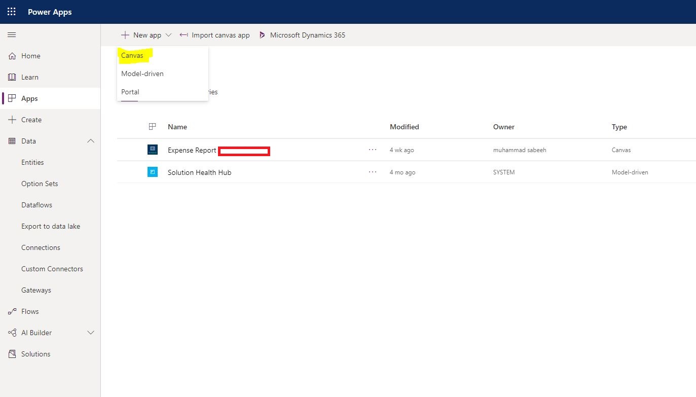 SharePoint: PowerApps CRUD Operation on SharePoint List (On Premises)