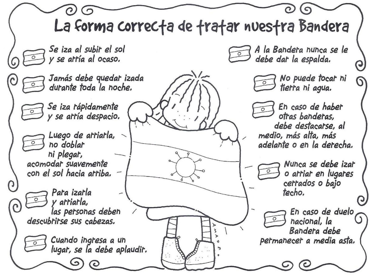 E.P. N° 1 "Mariano Moreno": ~LA BANDERA ARGENTINA~