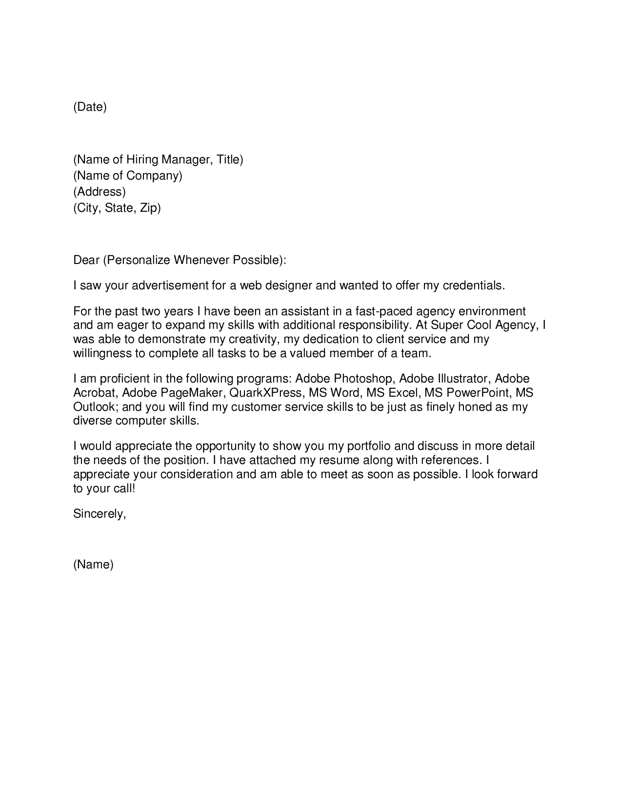 Format Of An Official Letter Letter Template format-of-an-official-letter-letter-template