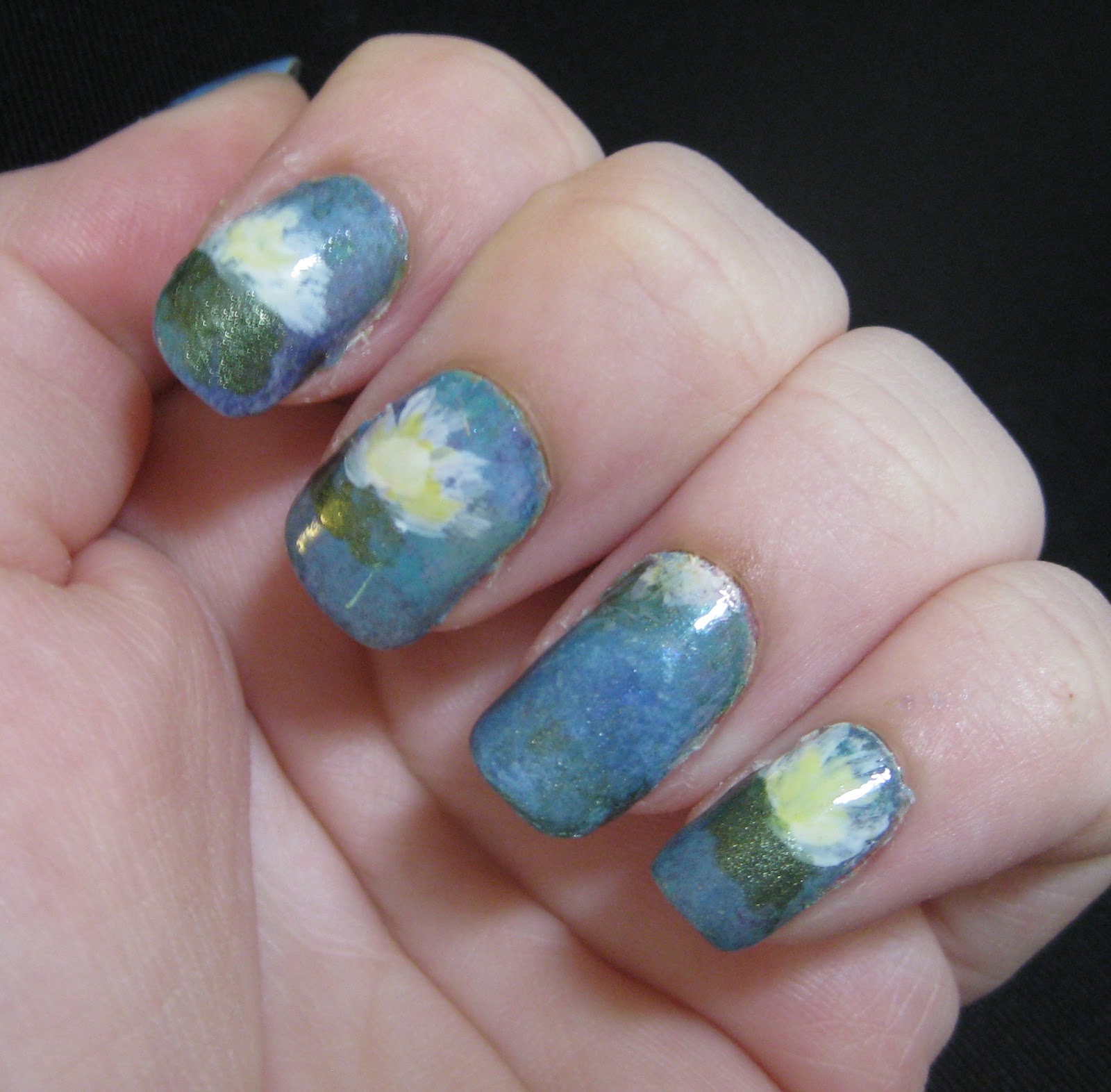 Unprofessional Nails: Inspired by Monet