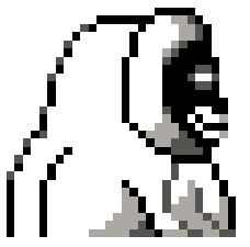 Omega, Gyoon and baby Gyaoon (backsprite)