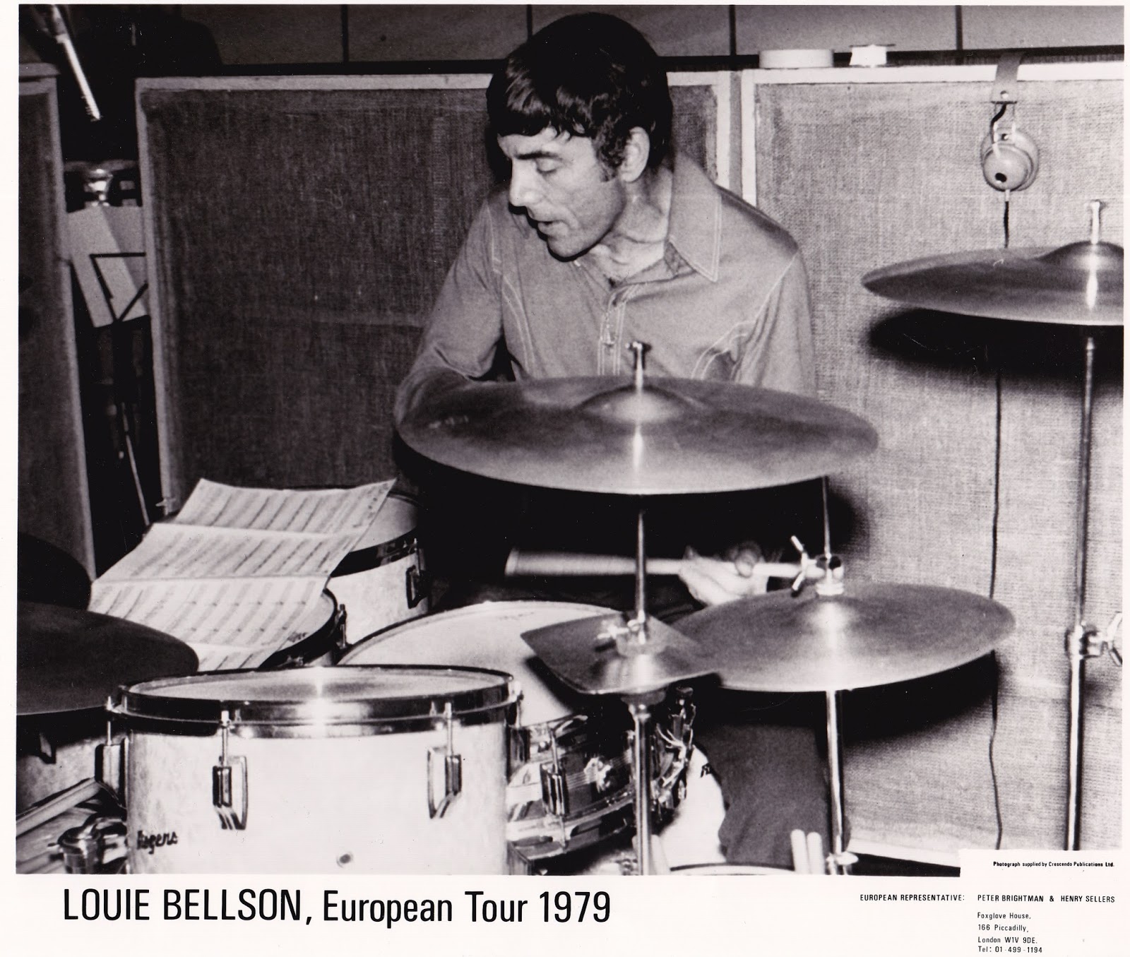 PJBDrummer : LOUIE BELLSON - HIS BIG BAND EXPLOSION - TOURING EUROPE AND ME