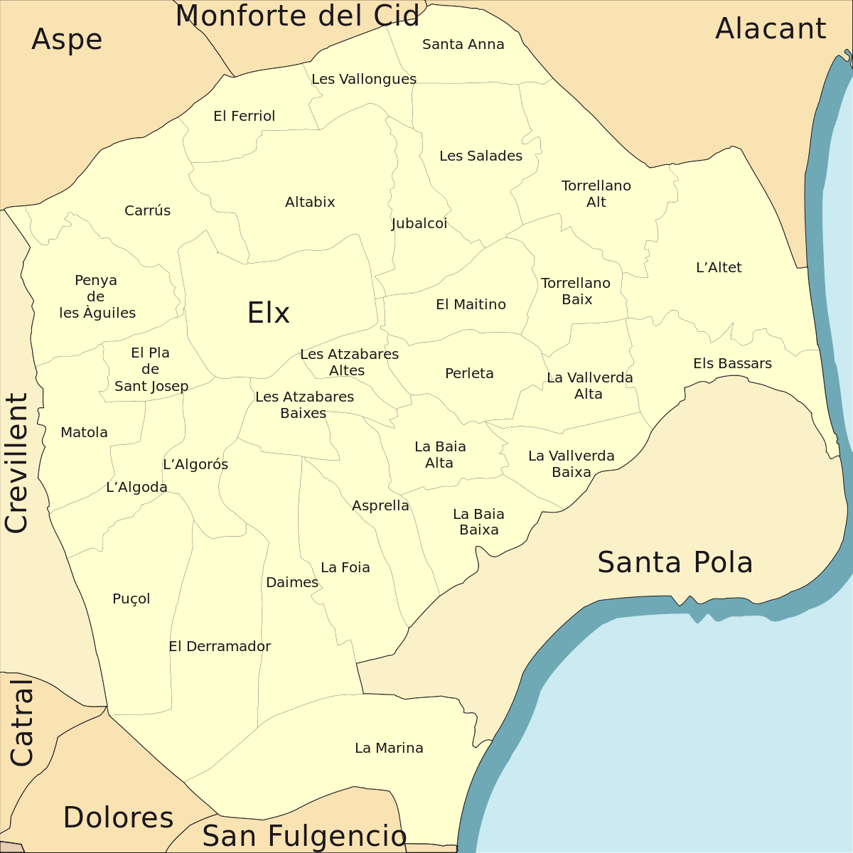 TORRELLANO - HISTORIA BREVE (Memoria Sentimental): 16- TOPONIMOS DE LAS ...