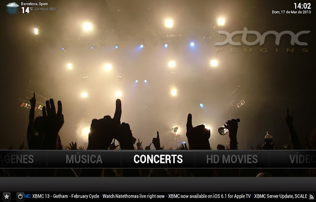 Skin CONFLUENCE MOD Vol. 2 by MadMax para XBMC - PLUGINSXBMC