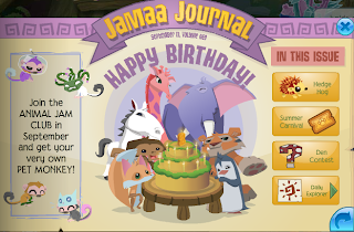 Animal Jam World Of Adventure: Happy Birthday Animal Jam!