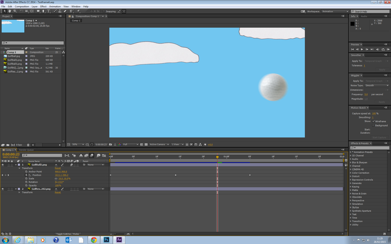 Christopher's Animation Blog: Gopher Golf: Animating in Photoshop and ...