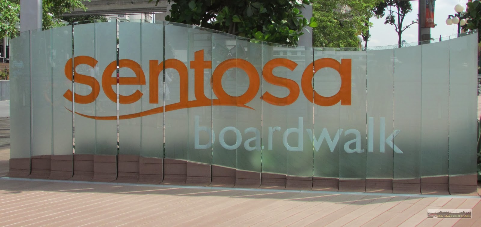 On The Right Track: A Pleasant Walk to Sentosa