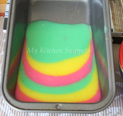 My Kitchen Snippets: Rainbow Pudding