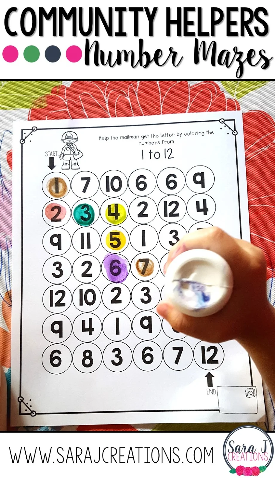 Community Helpers Mazes | Sara J Creations