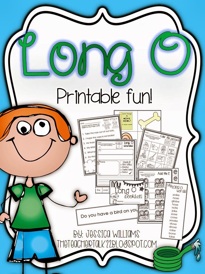 Enter to Win!!!--Long O Printable Fun! - The Teacher Talk