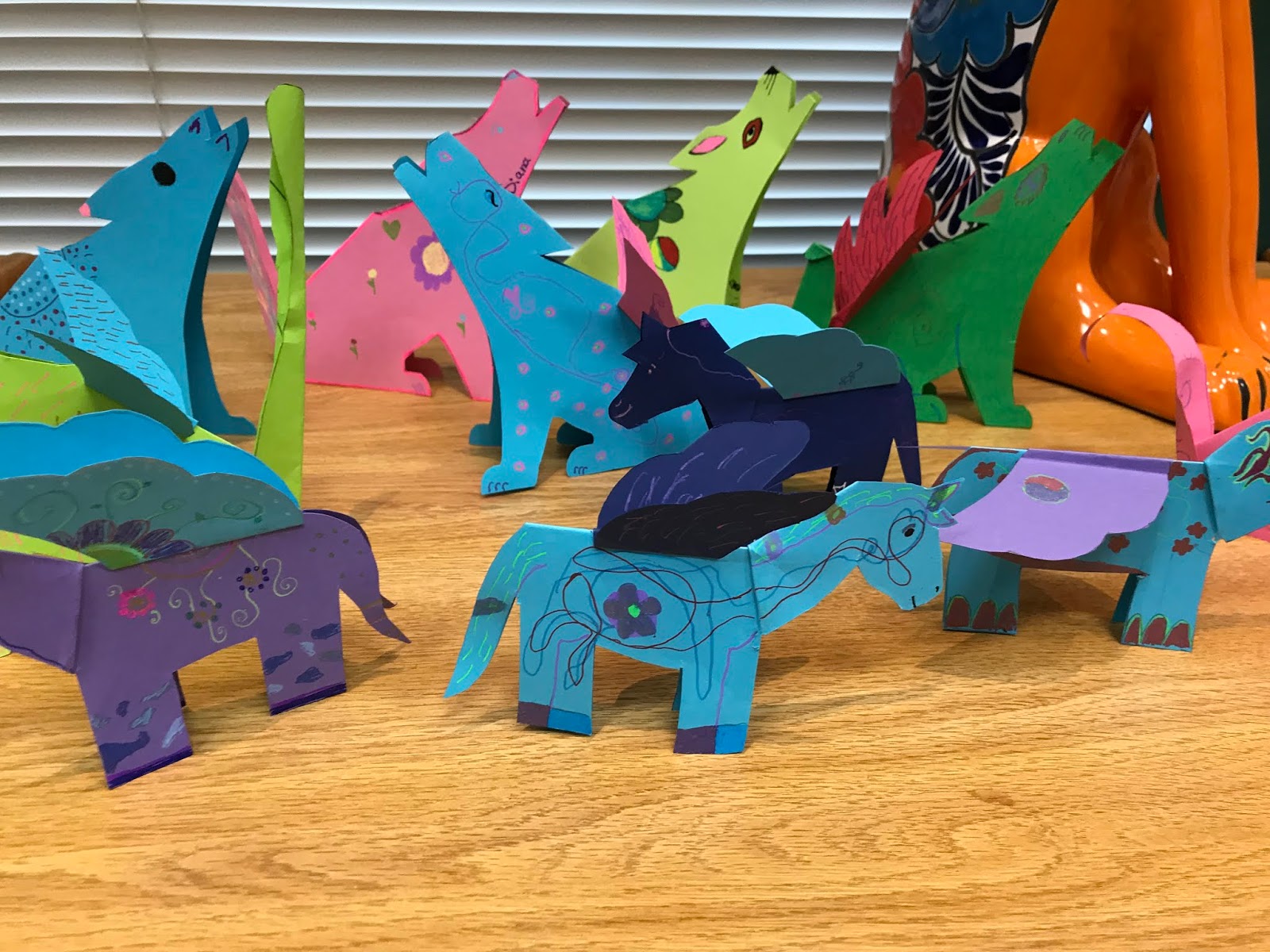 Kathy's Art Project Ideas: Alebrije or Animalito Paper Craft for ...