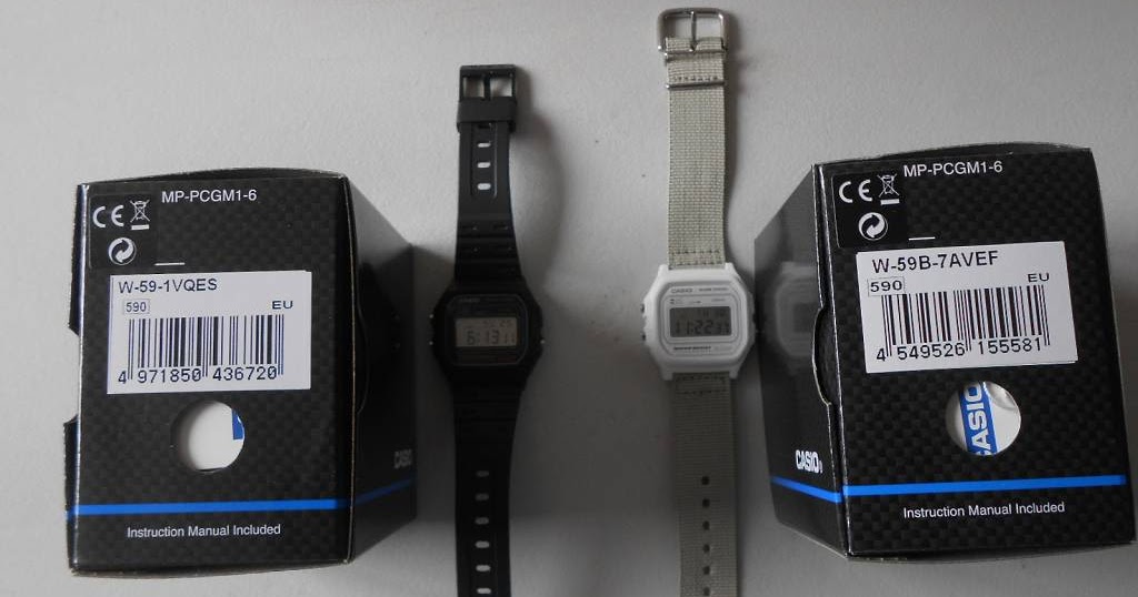 Zona Casio: Casio W-59 frente a Casio W-59