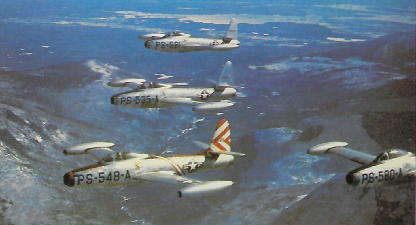 Republic F-84 "Thunderjet".