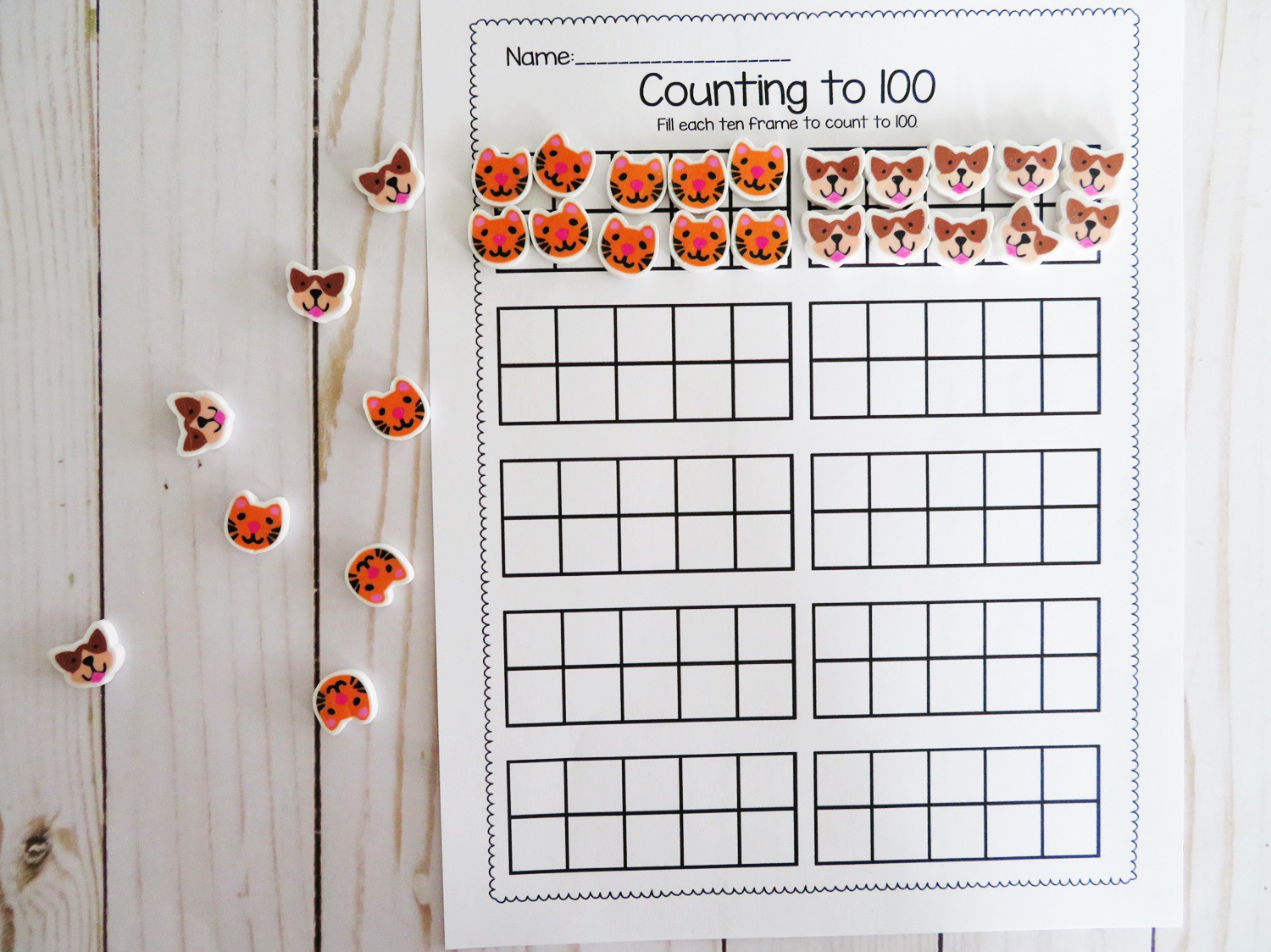 Counting to 100 | Busy Hands and Minds