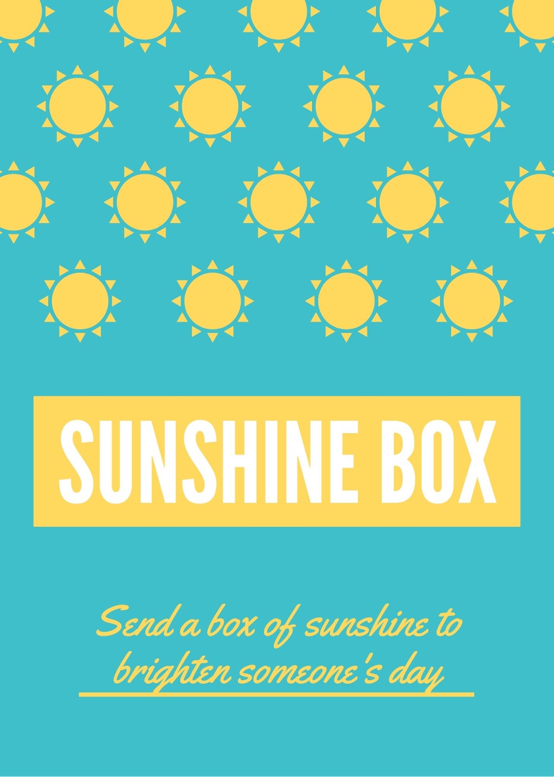 Sending Sunshine box!