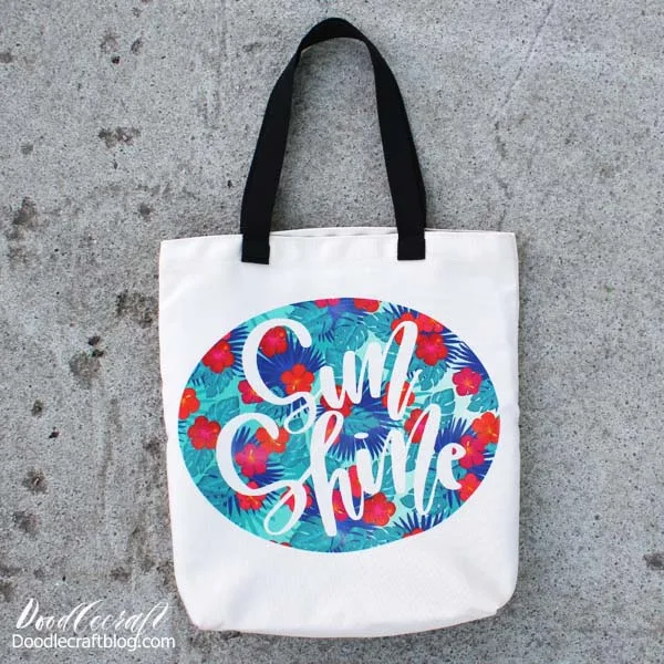 How to use Cricut Infusible Ink Transfers on Tote Bag DIY