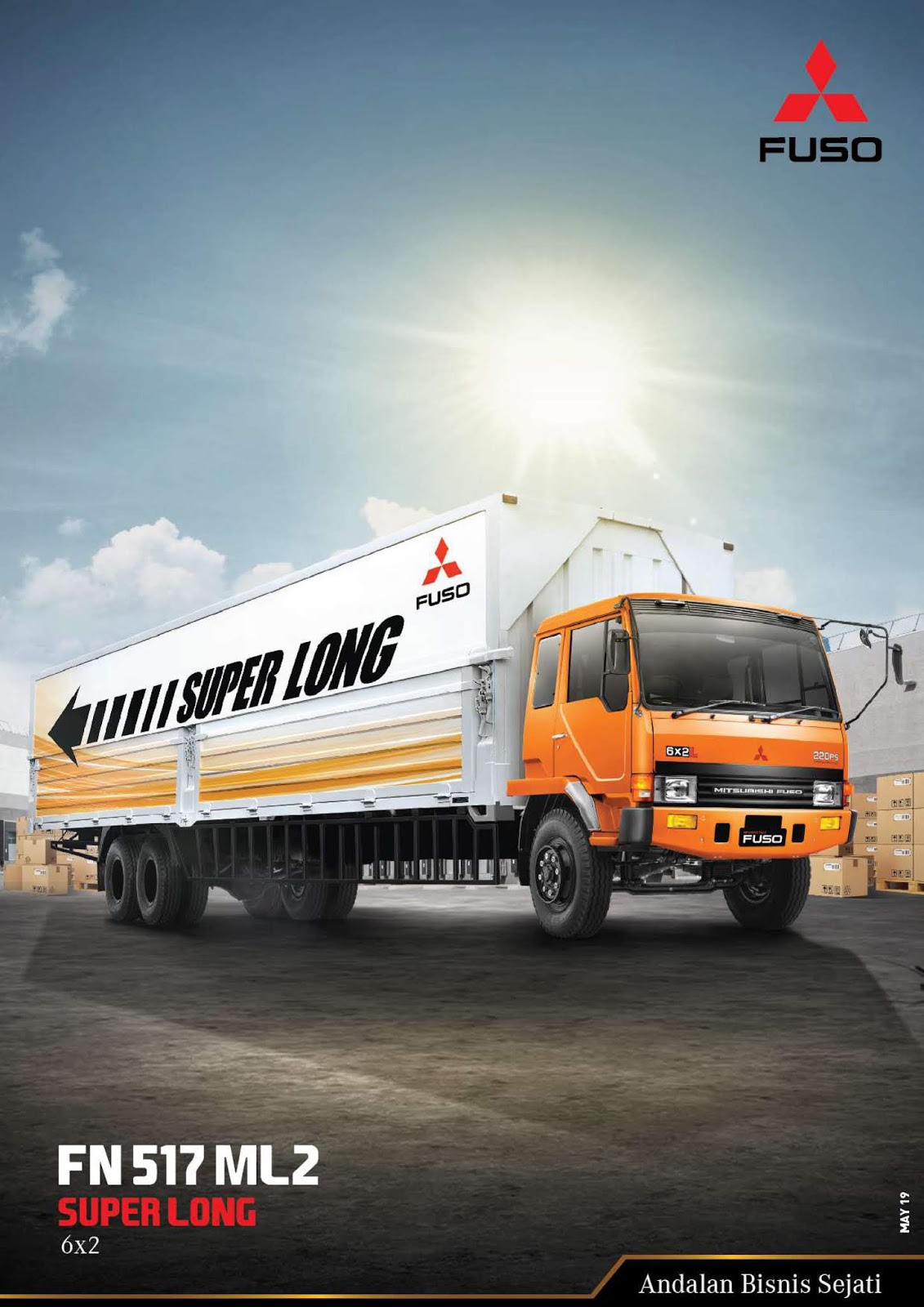 Mitsubishi Fuso FN 517 ML2 Super Long - 220 PS - 6X2 >> Hp / WA : 0821.1385.1389