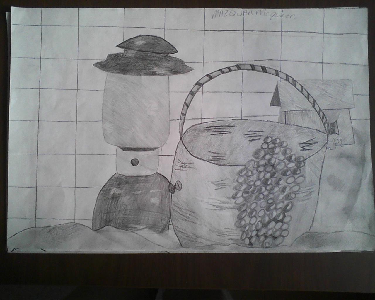 Mrs. Johnson's Art 1, 2, and 3: Finished Value Still Life Examples