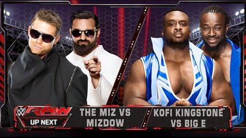 WWE PSD : WWE - RAW 2015 Match Card