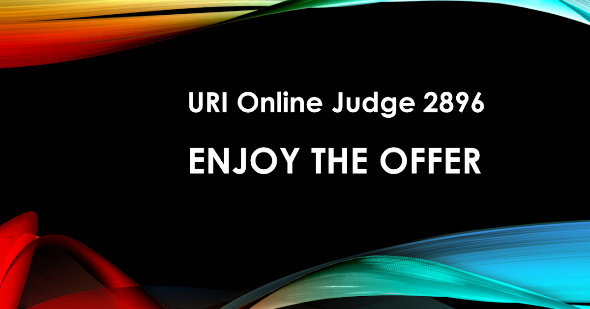 URI Online Judge Solution